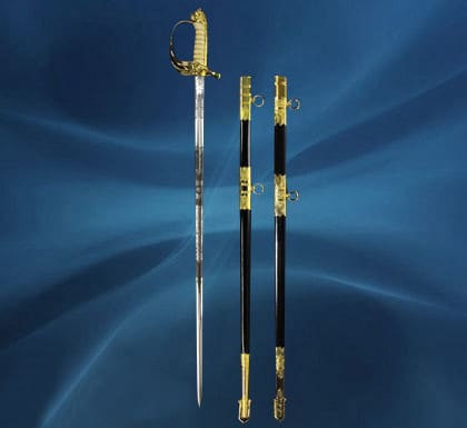 Royal Naval Officer's Dress Sword - Shop Authentic Military Swords ...